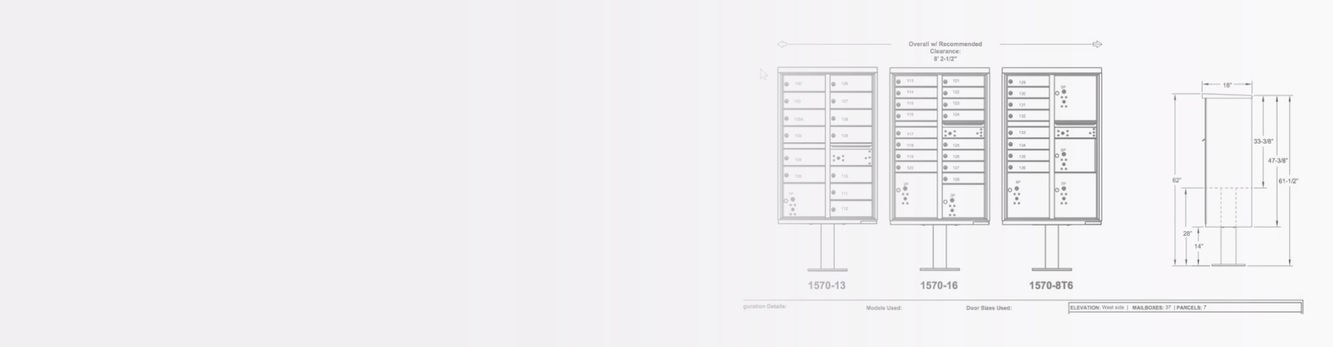 Florence Mailbox Configurator - Centralized Mailbox Design